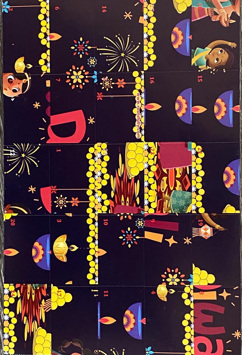 12 Nos Diwali Sticker Puzzle for Kids - Etsy