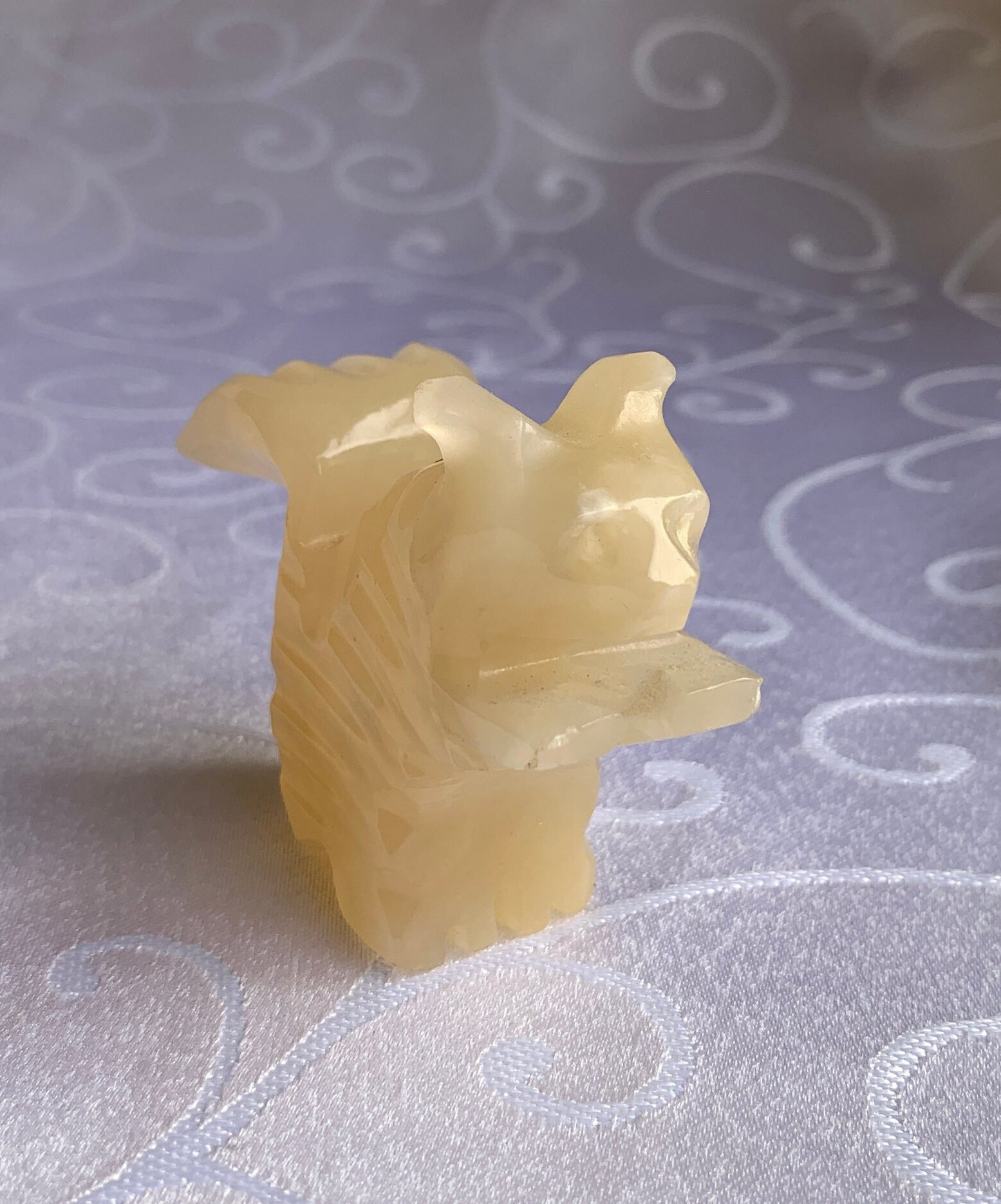 Vintage Squirrel Carved From Stone - Etsy