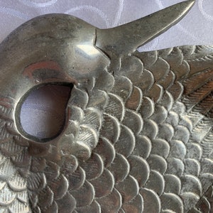 Vintage Pewter Loon/bird/duck Dish - Etsy