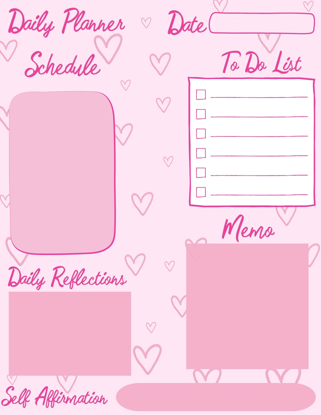 Barbie Inspired Daily Digital Planner - Etsy
