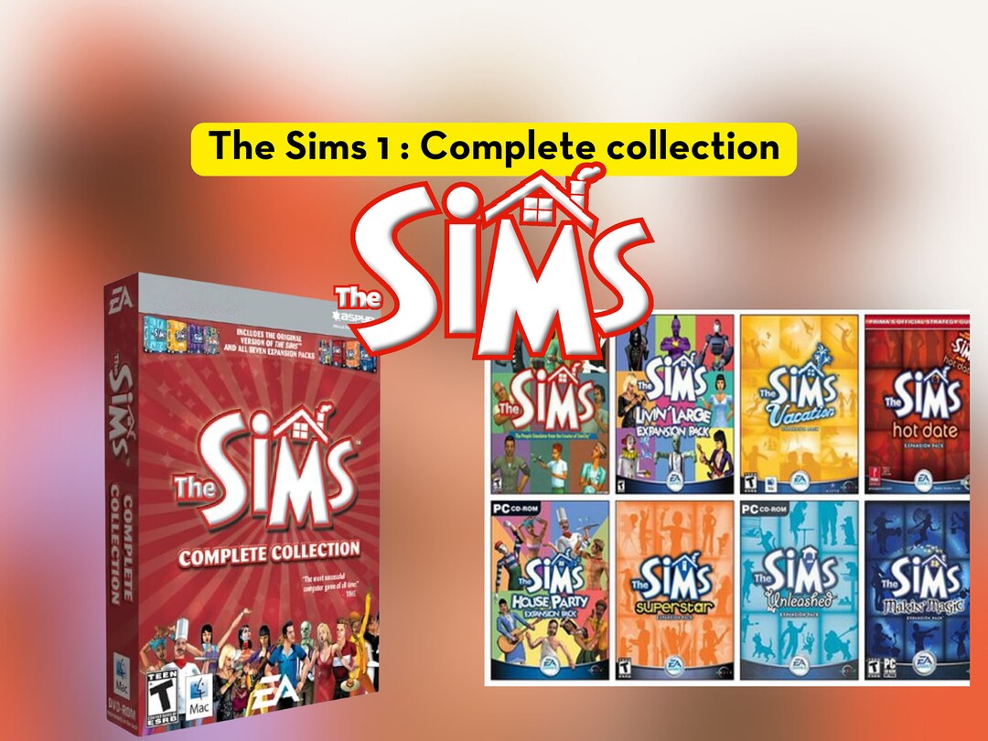 The Sims 1 Complete Collection: Including All Expansions, Game, Stuff ...