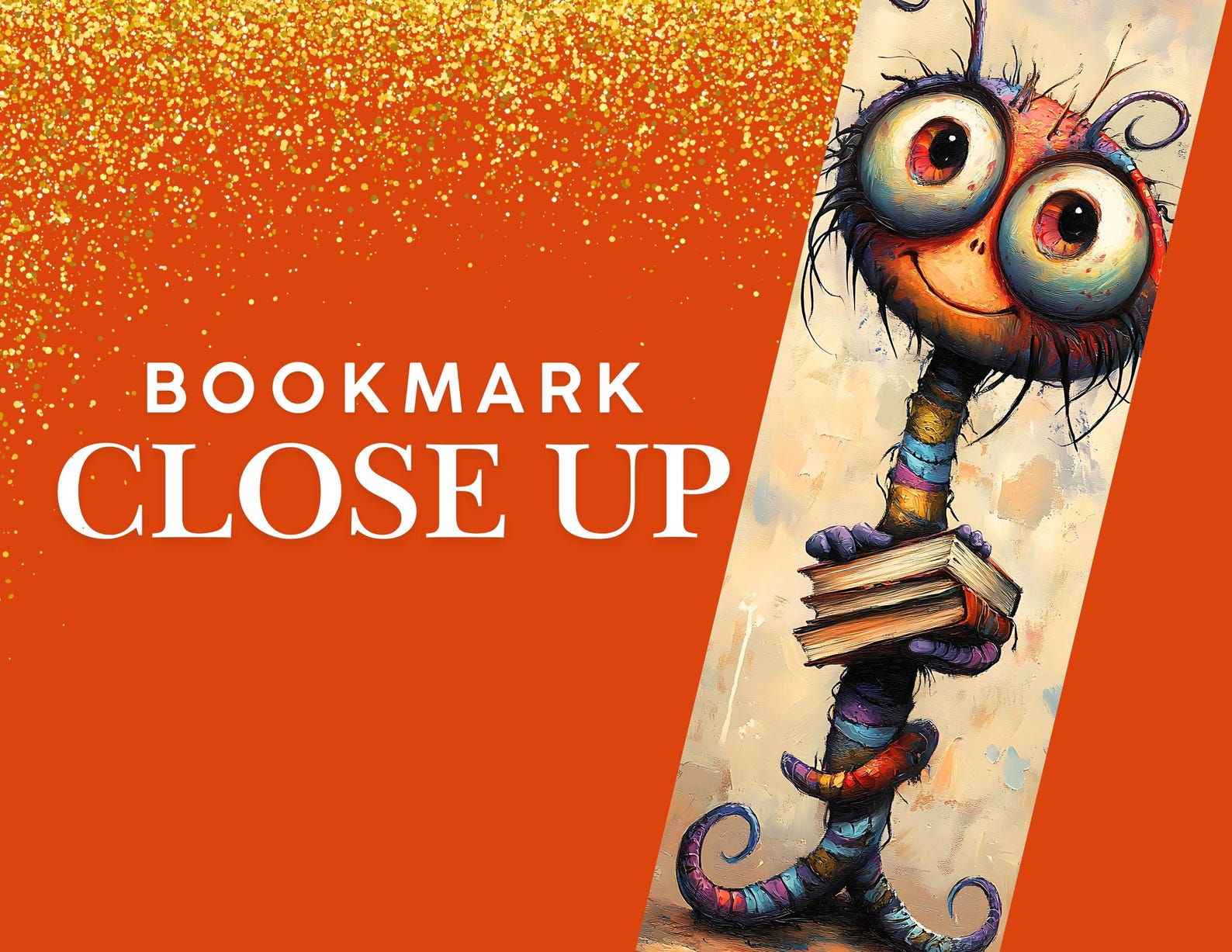 Whimsical Bookworm Bookmark Designs, Printable Cute Bookmark Bundle ...