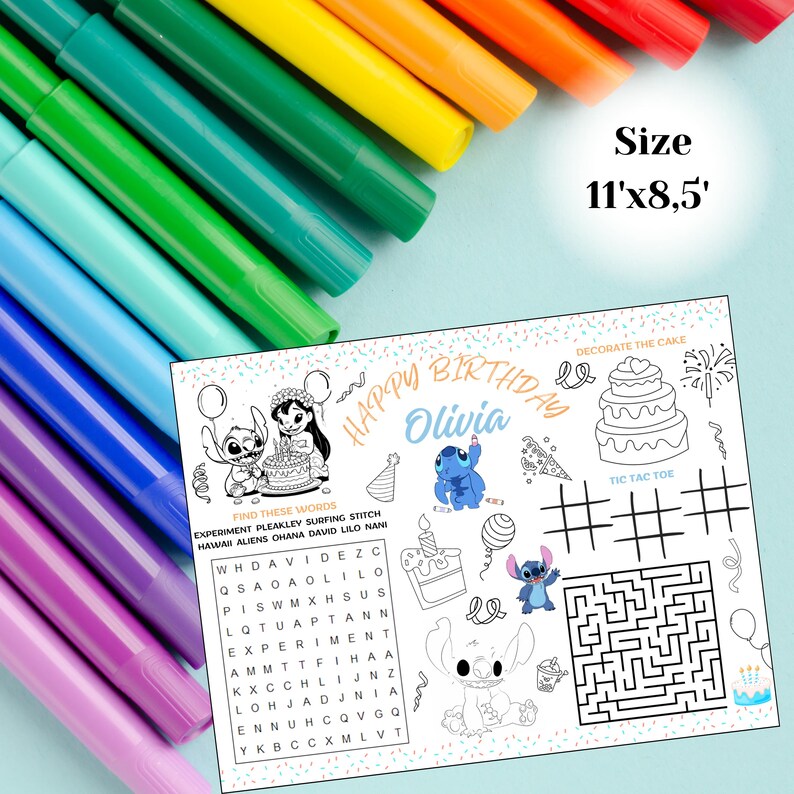 Stitch Birthday Invitation Stitch and Lilo Birthday Print or Share ...