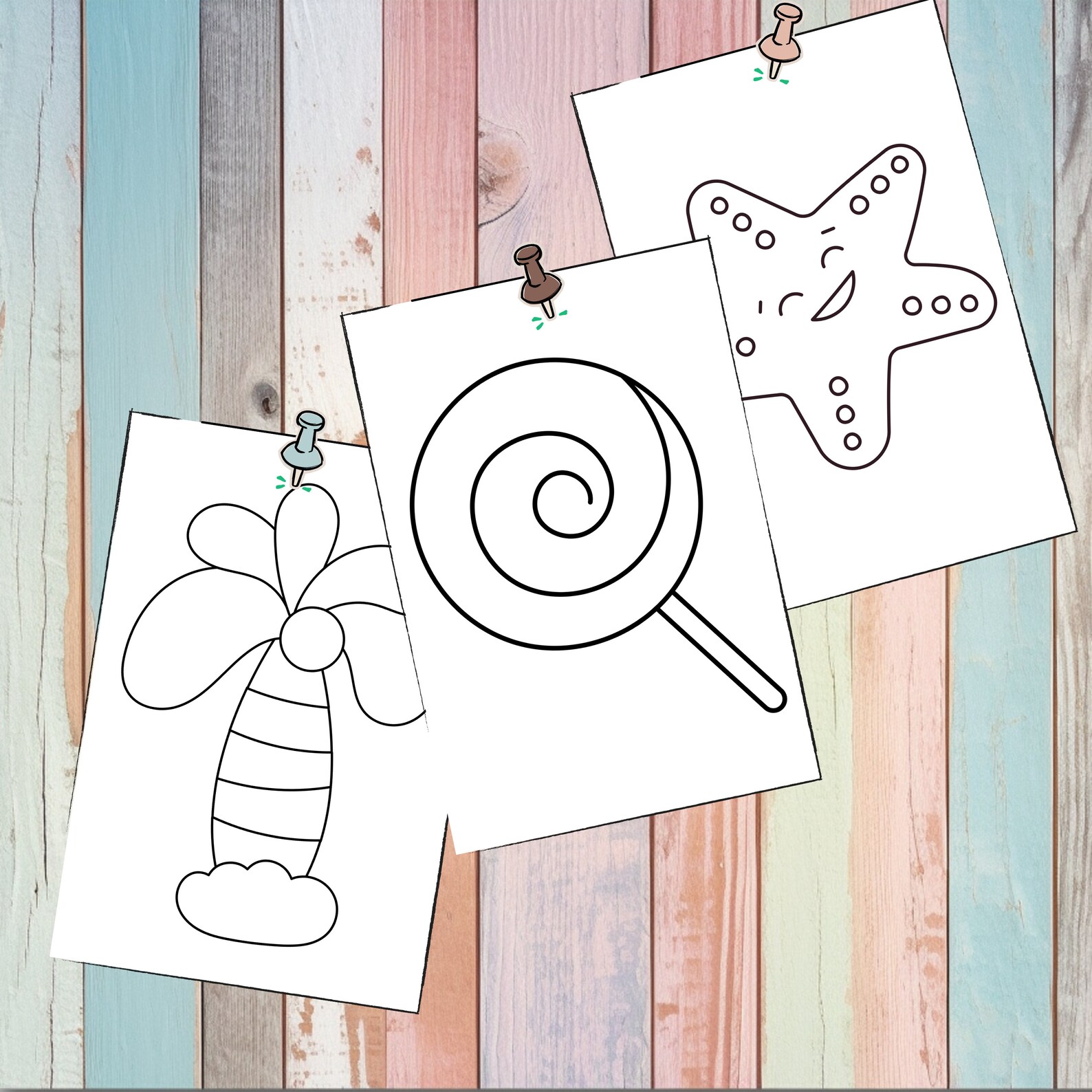 Bundle 186 Printable Coloring Pages for Kids Coloring Book Preschool ...