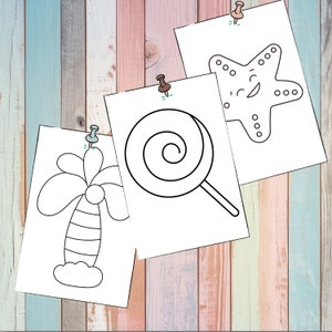 Bundle 186 Printable Coloring Pages for Kids Coloring Book Preschool ...