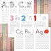 Pre-k + Kindergarten Learning Bundle Bundle Alphabet Number Worksheets ...