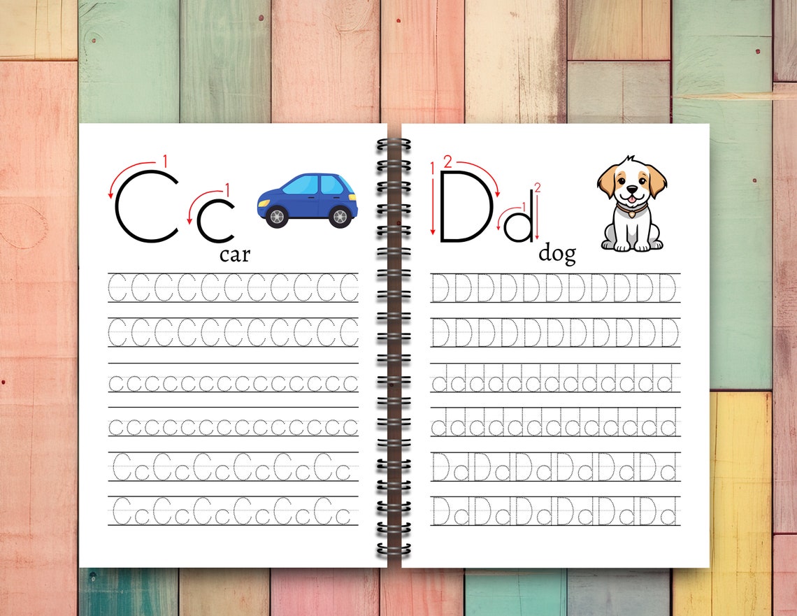 26 Printable Trace the Alphabet Worksheets Alphabet Worksheets Download ...