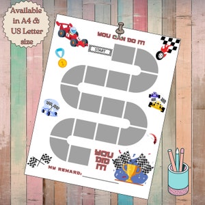 Cars Reward Chart Printable Space Kids Behavior Chart Instant Download ...