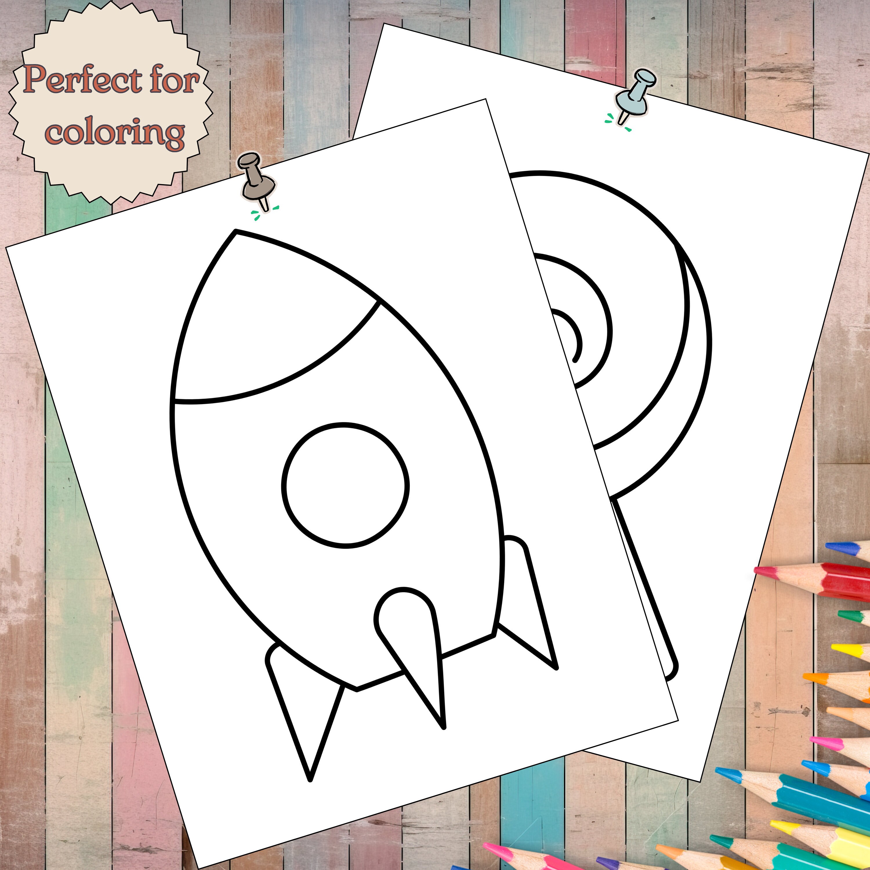Bundle 186 Printable Coloring Pages for Kids Coloring Book Preschool ...