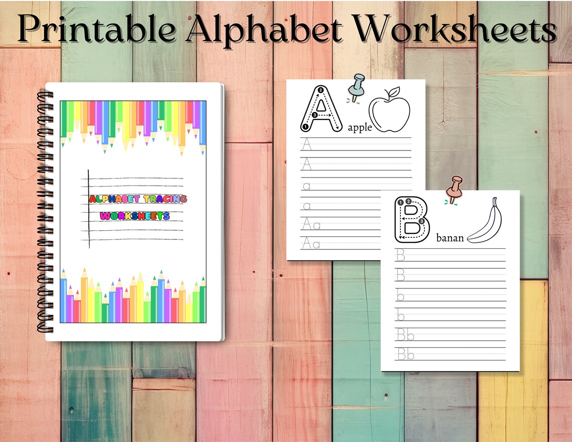 Alphabet Worksheets Download Alphabet Coloring Book Worksheets ...