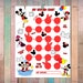 Mickey & Minnie Mouse Reward Chart for Kids Cute Rainbow Reward Chore ...