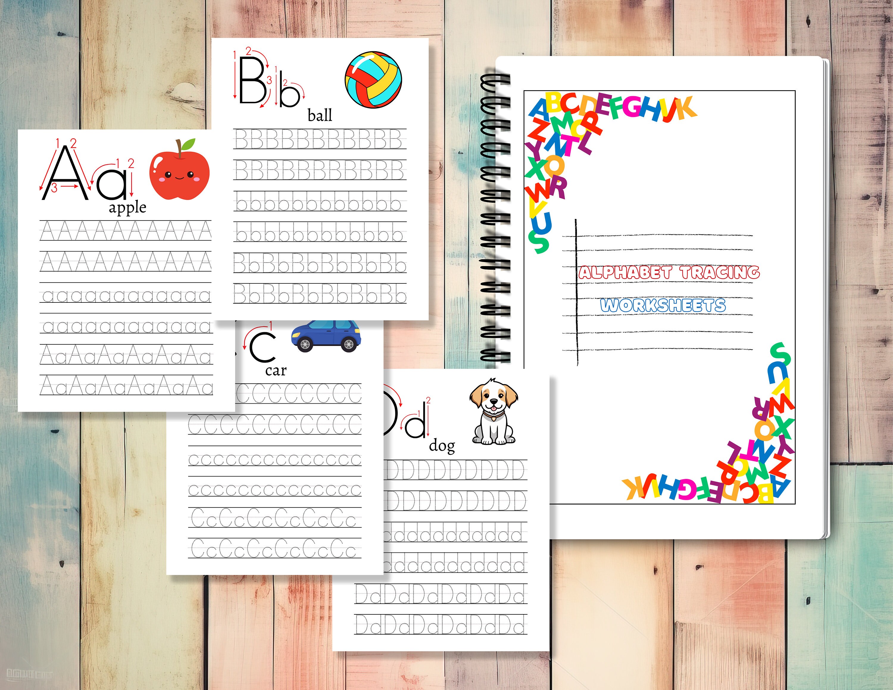 26 Printable Trace the Alphabet Worksheets Alphabet Worksheets Download ...