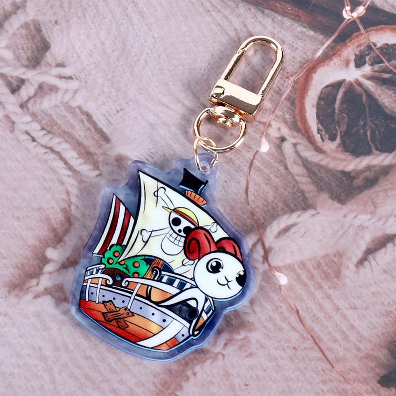 Merry Go Pirate Ship Anime Keychain Acrylic Manga OP - Etsy