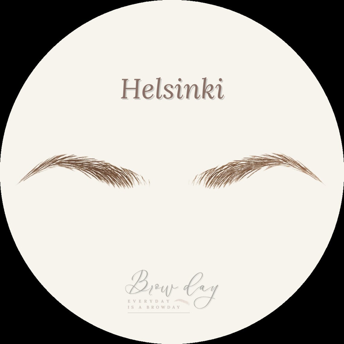 Eyebrow Stickers - SAME SIZE - Helsinki - Large - All the Brows in the ...