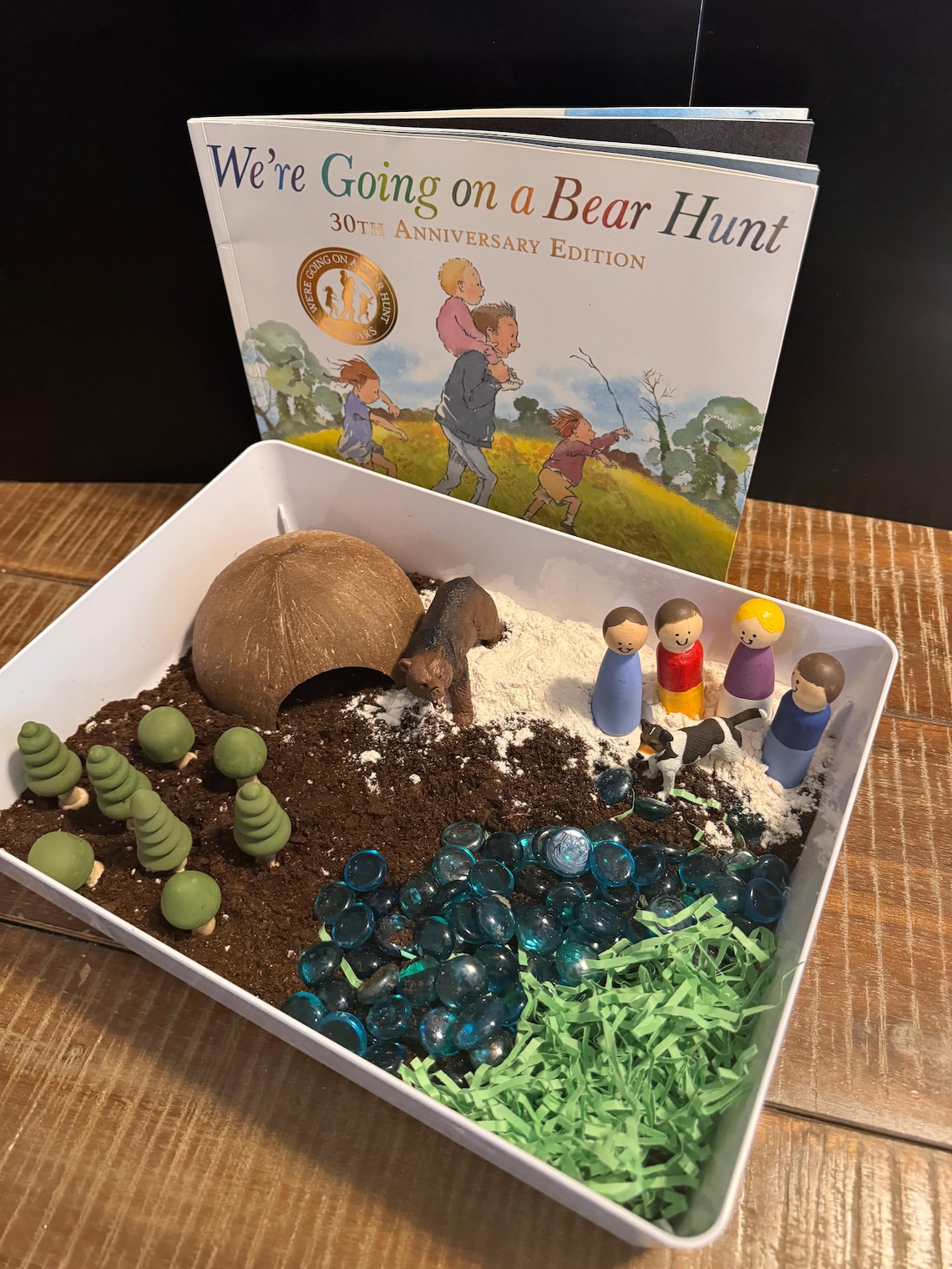 We're Going on A Bear Hunt Sensory Bin - Etsy