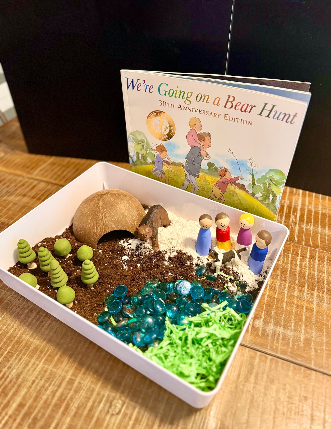We're Going on A Bear Hunt Sensory Bin - Etsy