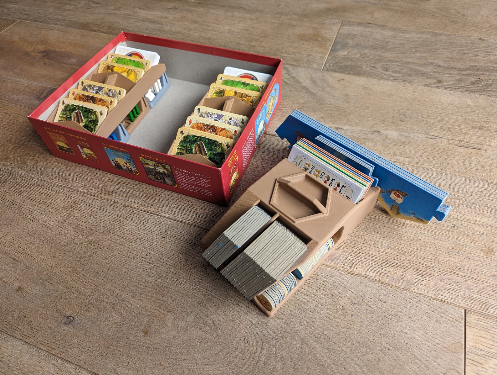 Settlers of Catan Box Organiser for Base 5-6 Player Expansion. Made for ...