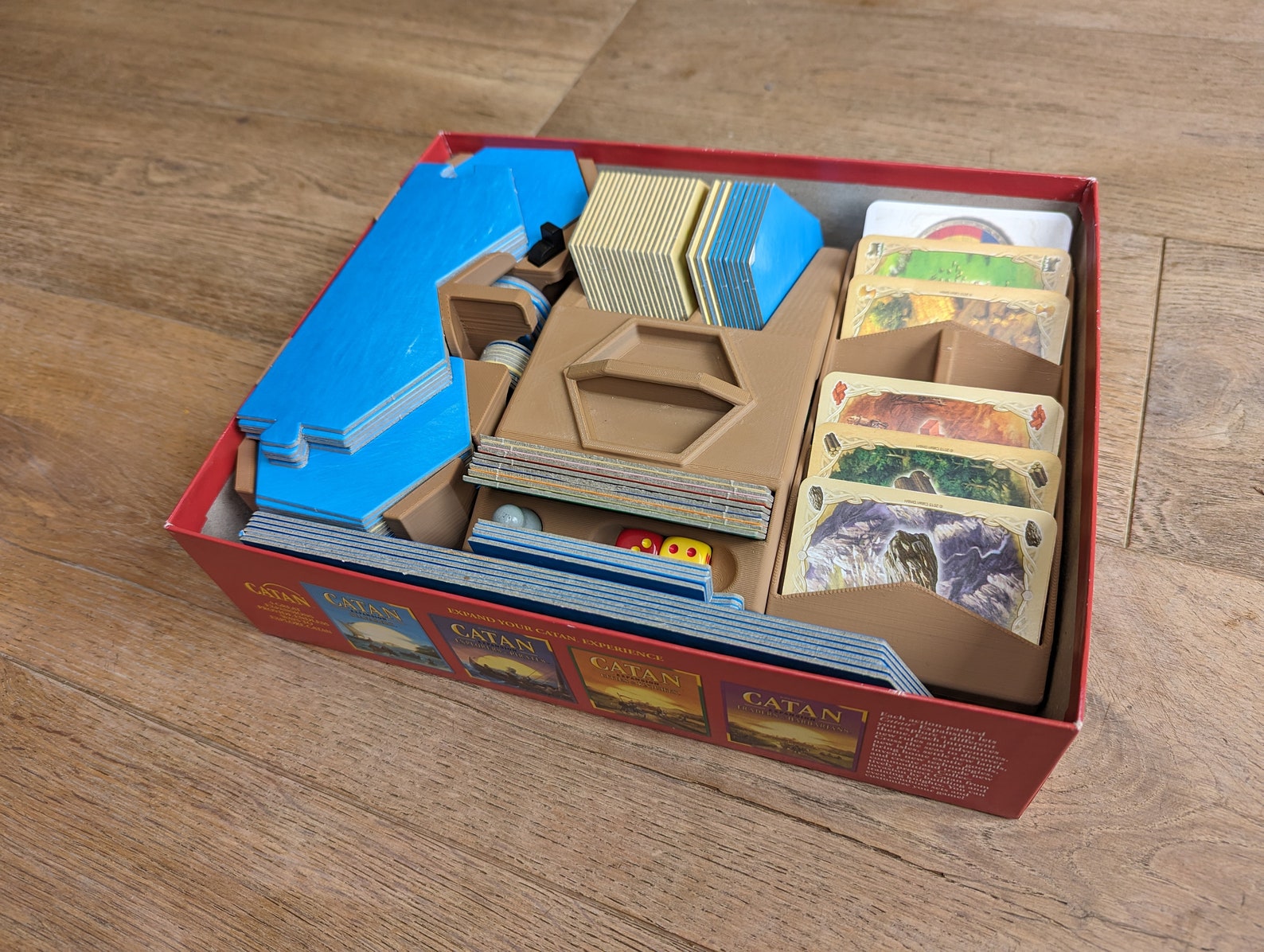 Catan Box Organiser . Fits Seafarers and 5-6 Extensions. Made for ...