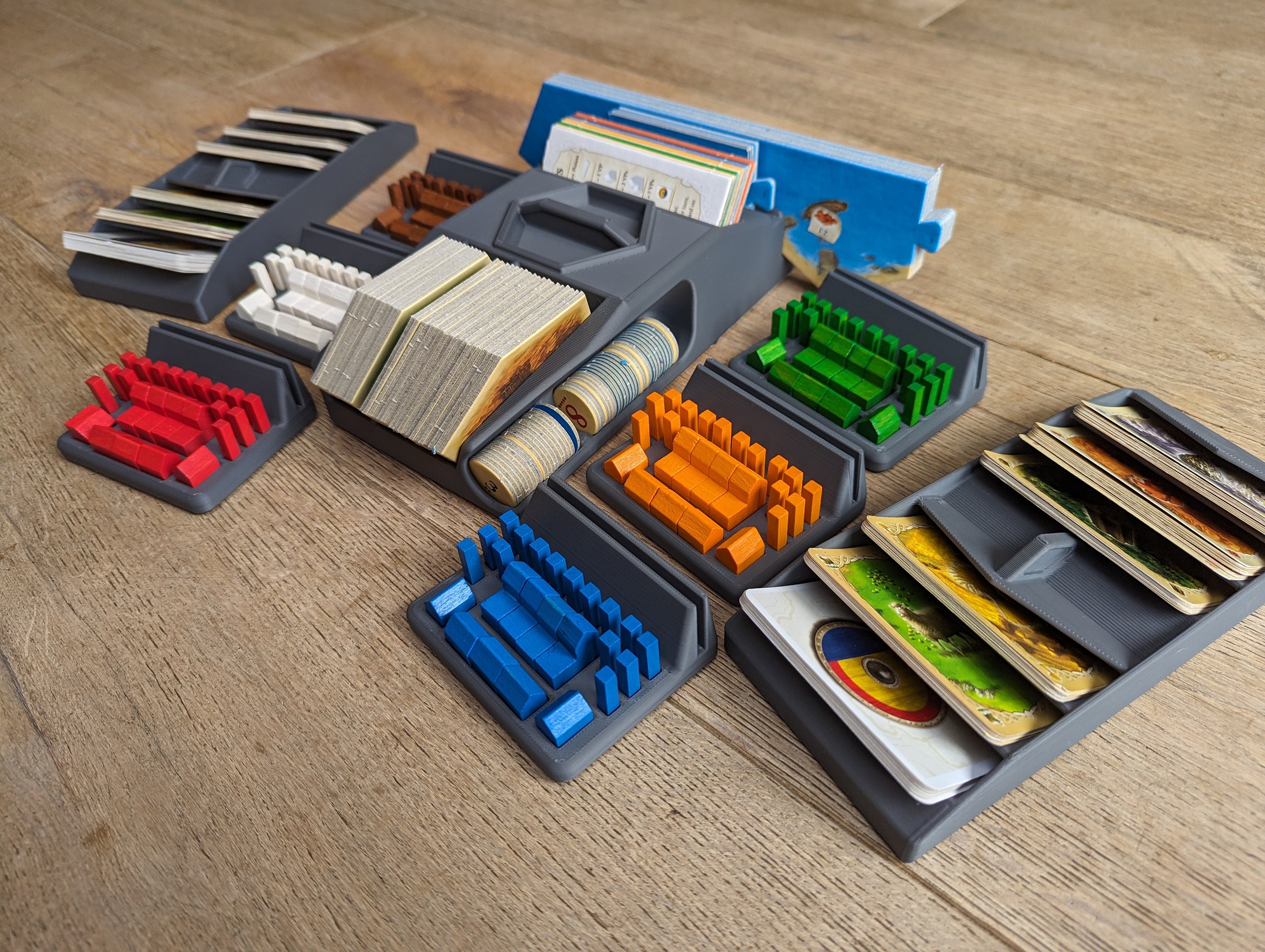 Settlers of Catan Box Organiser for Base 5-6 Player Expansion. Made for ...