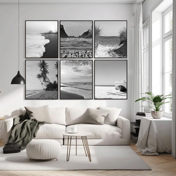 Black Beach Decor - Etsy