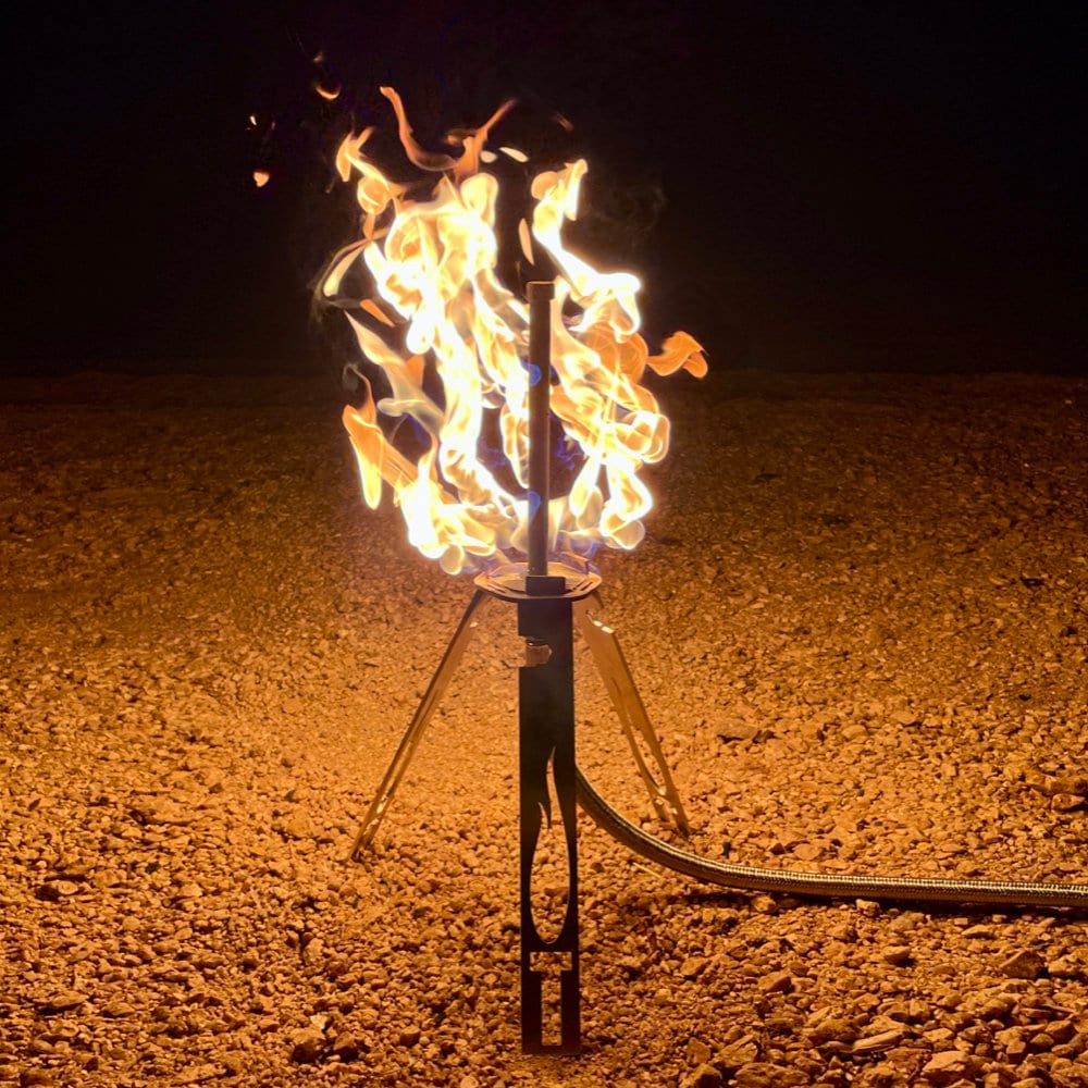 Tripod Torch - Compact Campfire - Camping, Overlanding, Outdoors ...