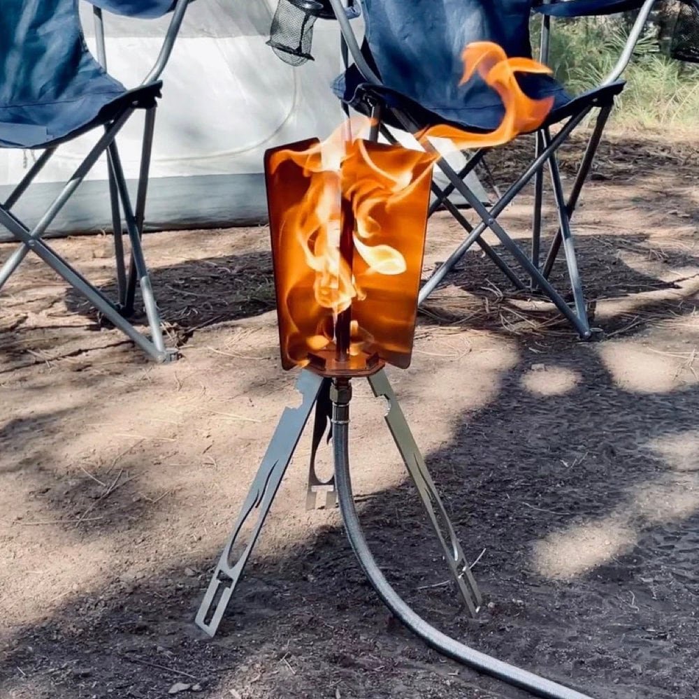 Tripod Torch - Compact Campfire - Camping, Overlanding, Outdoors ...