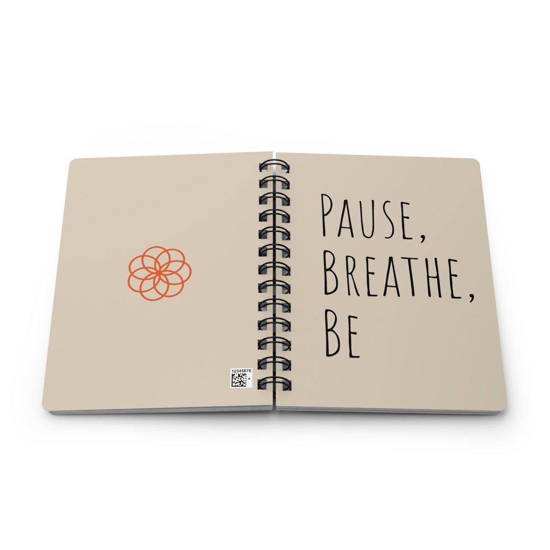 Mindful Living Diary Stress Relief Meditation Journal Self-reflection ...