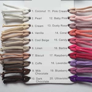 Polyester Cord 5mm Flat, Braided Macrame Cord Lighweight, Polyester ...