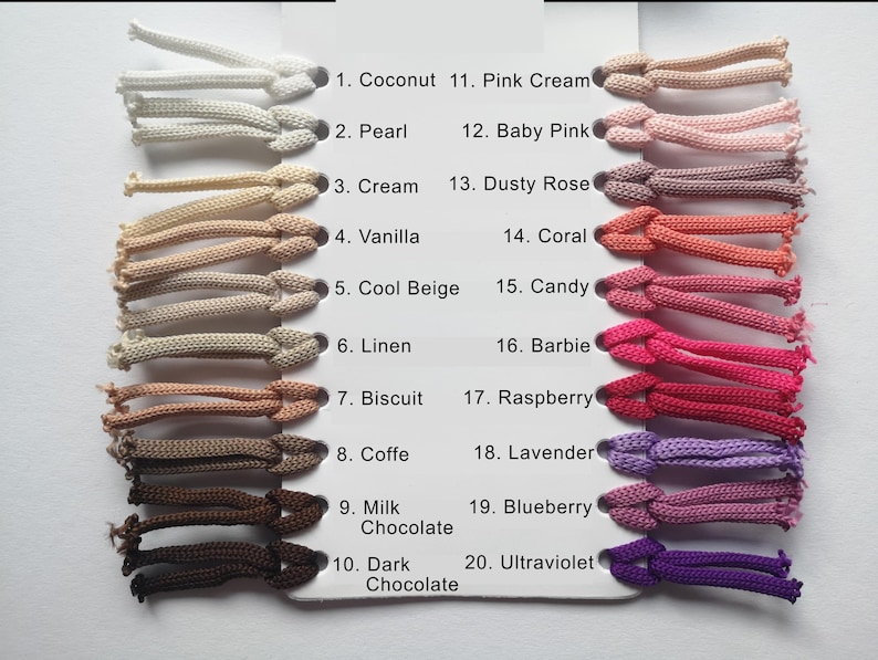 Polyester Cord 5mm Flat, Braided Macrame Cord Lighweight, Polyester ...