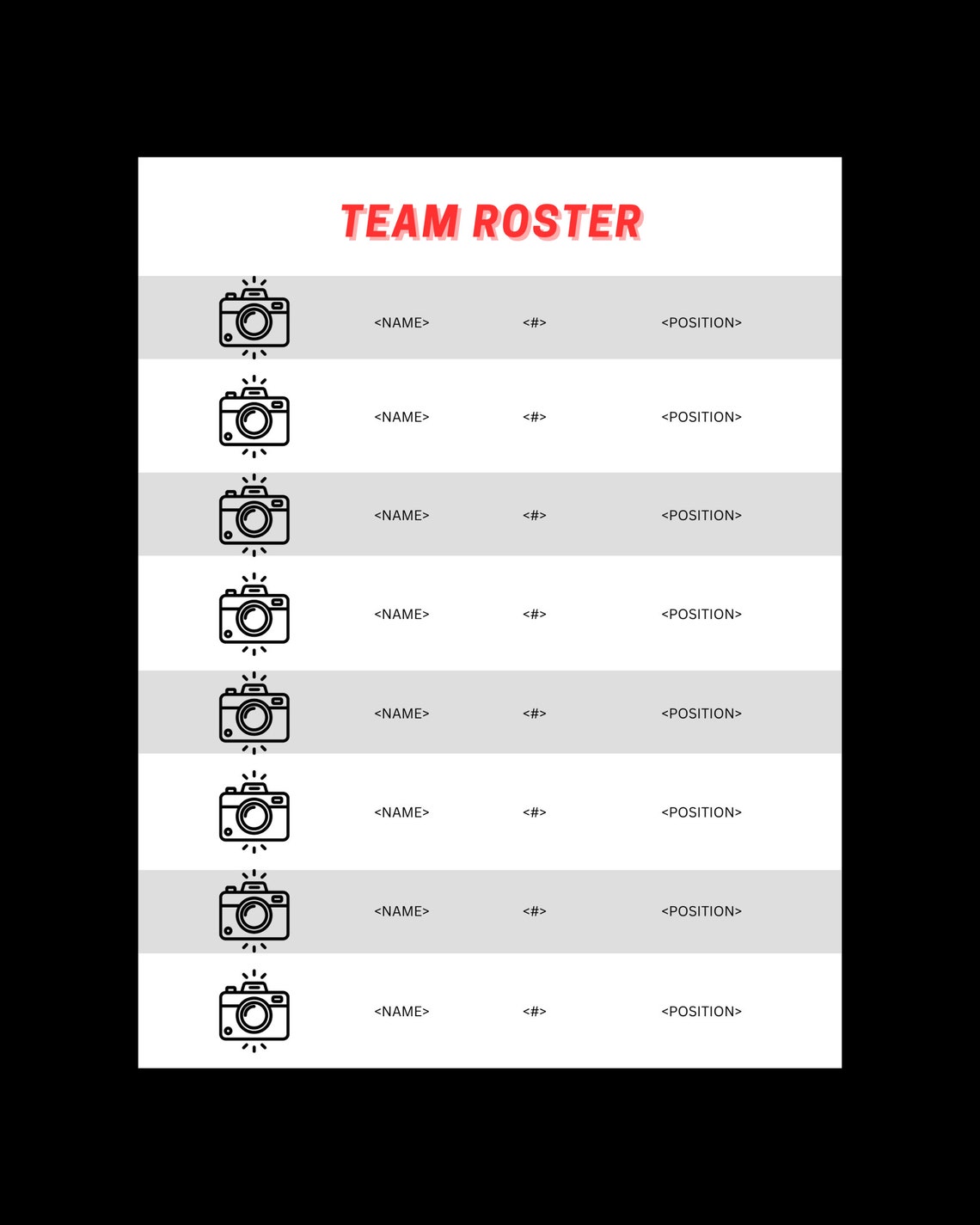 Editable Canva Football League Program Template - Etsy