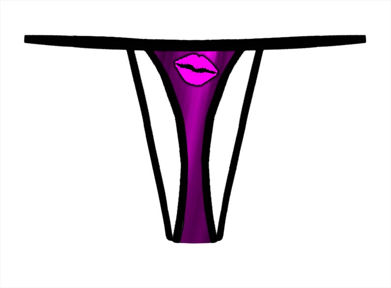 Grab My Hips and Kiss My Lips Thong - Etsy