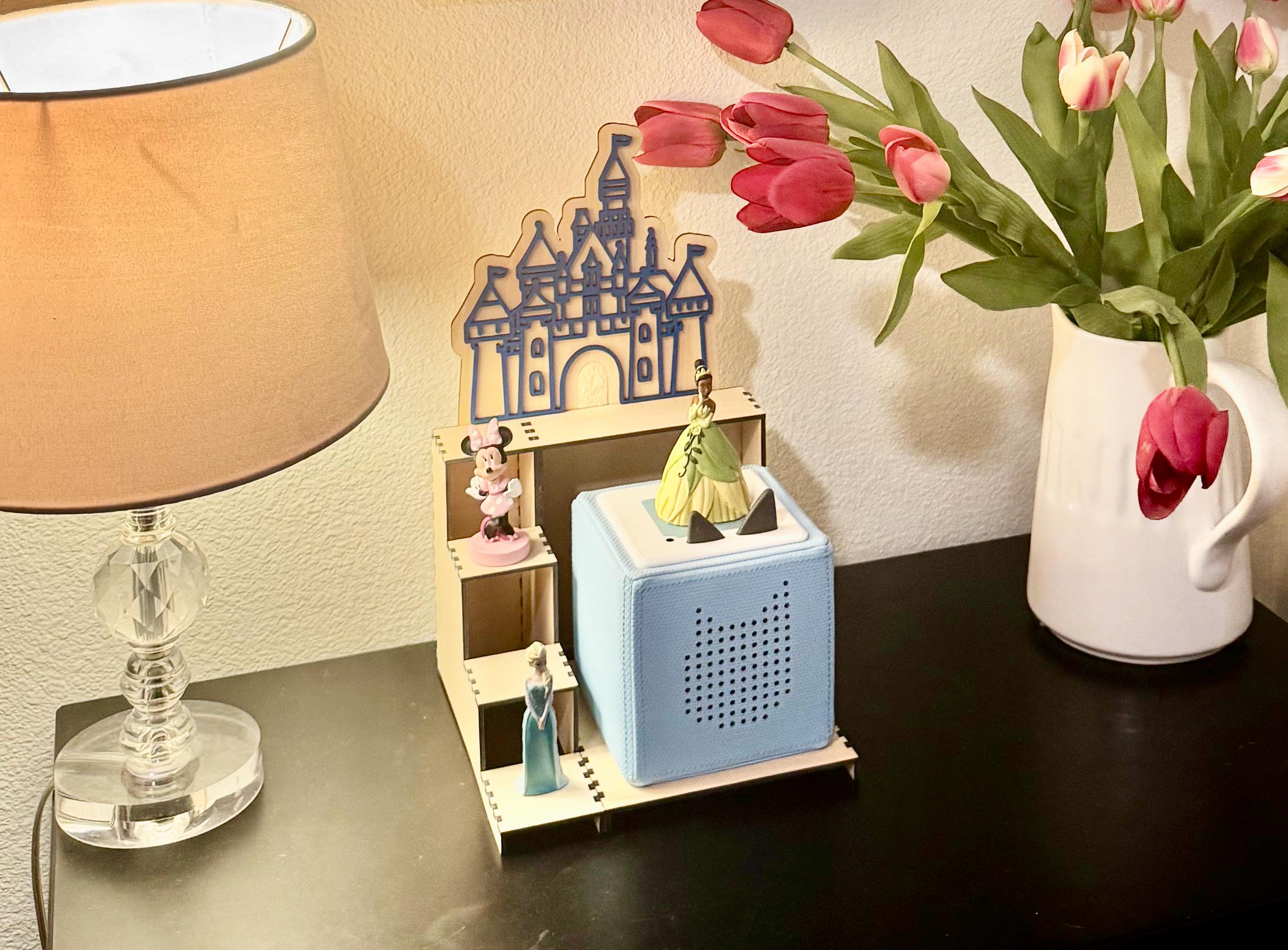 SVG, Princess Castle Tonie Box Shelf, Kids Shelf, Xtool Glowforge ...