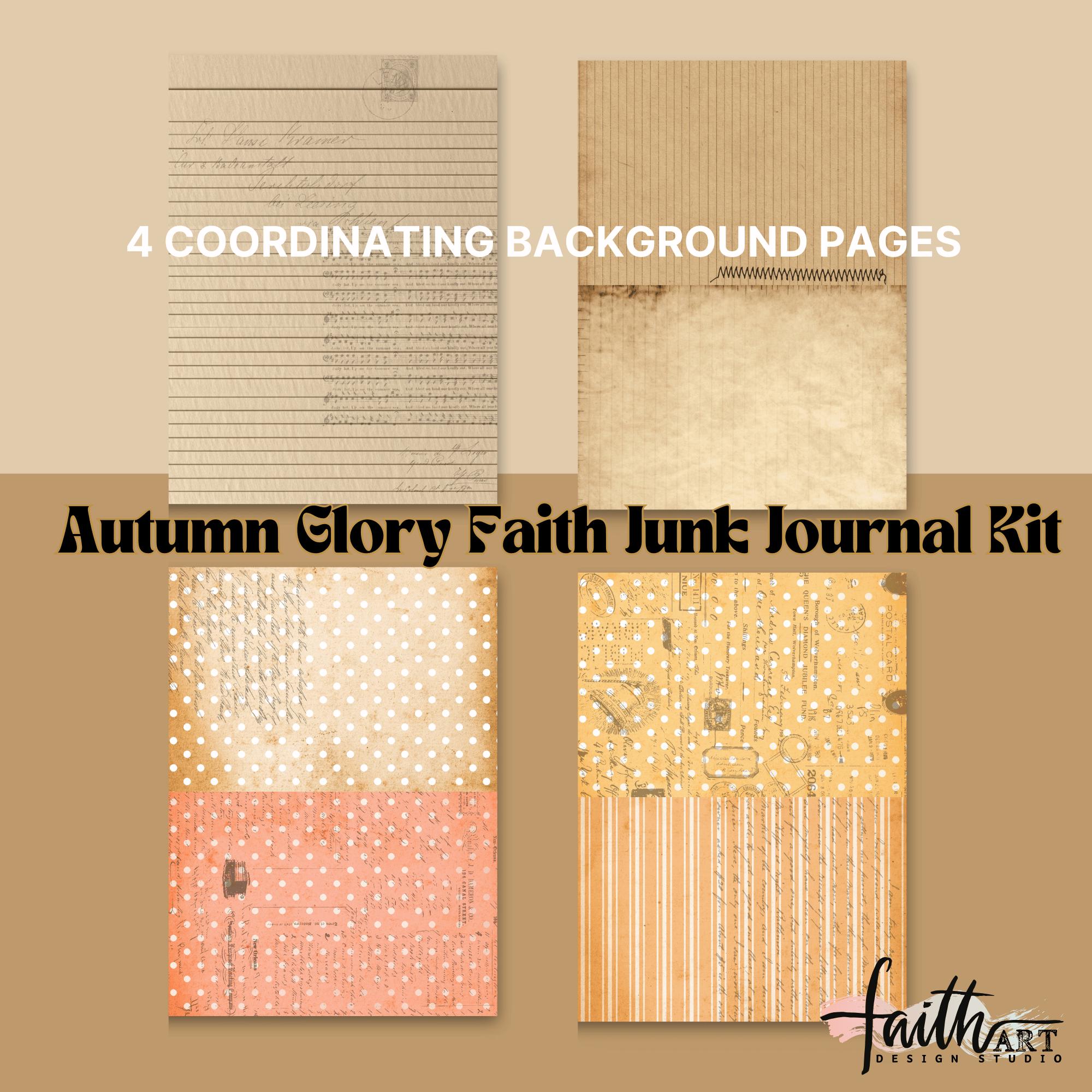 Autumn Glory Christian Faith Junk Journal: Digital Download for Bible ...