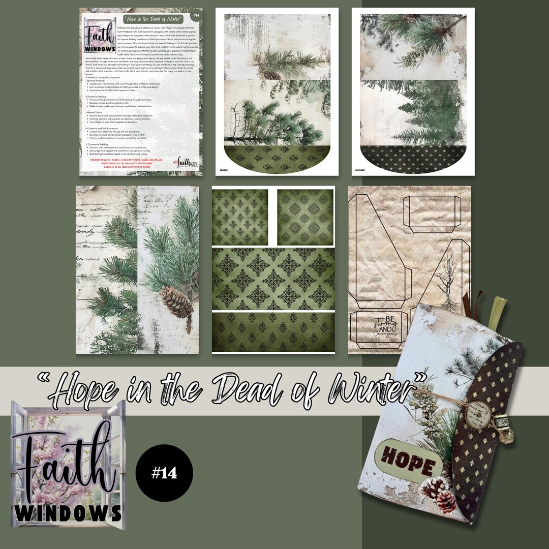 Faith Window #14 Hope in the Dead of Winter Christian Devotional ...