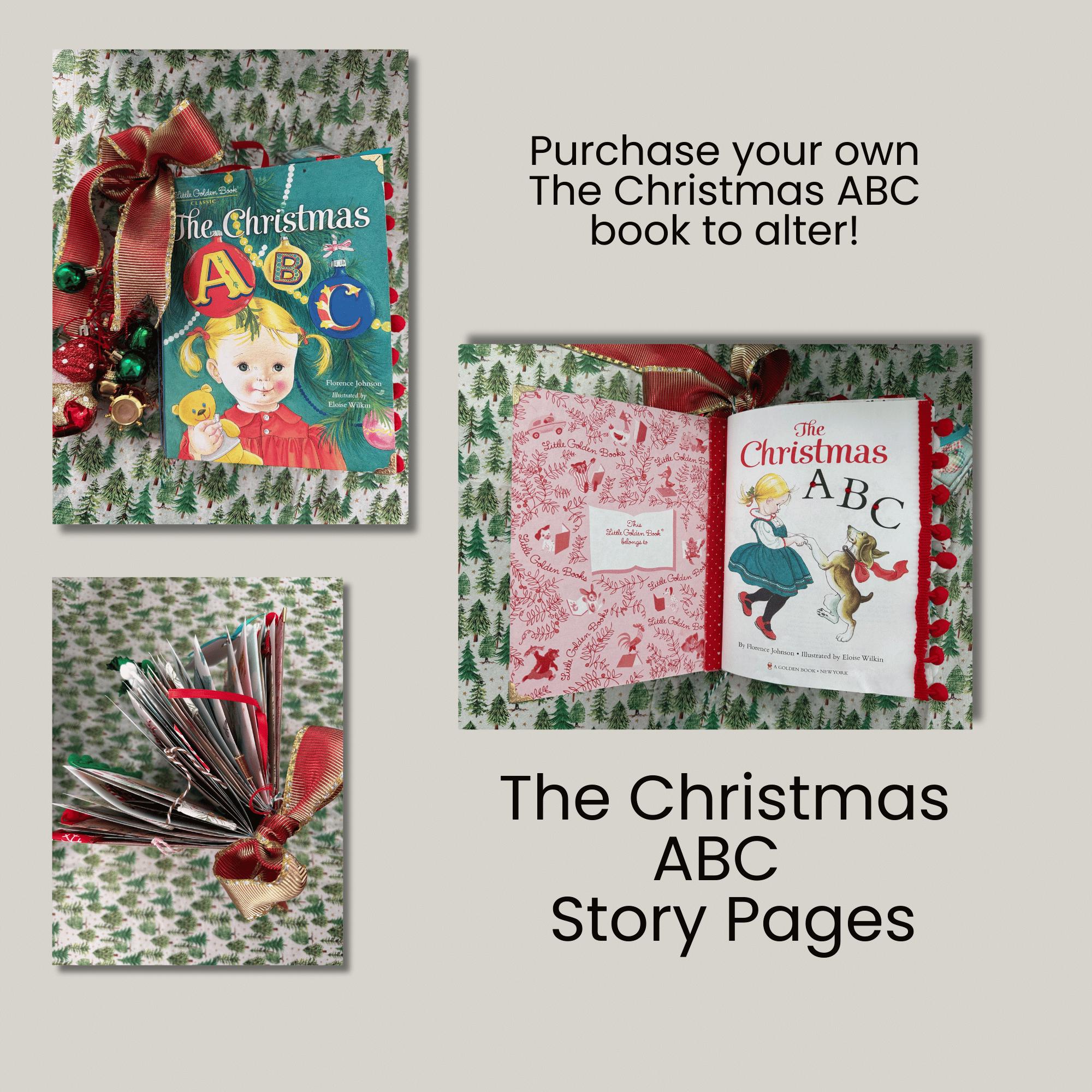 My Little Golden Journal Digital Kit: the Christmas ABC Edition Vintage ...