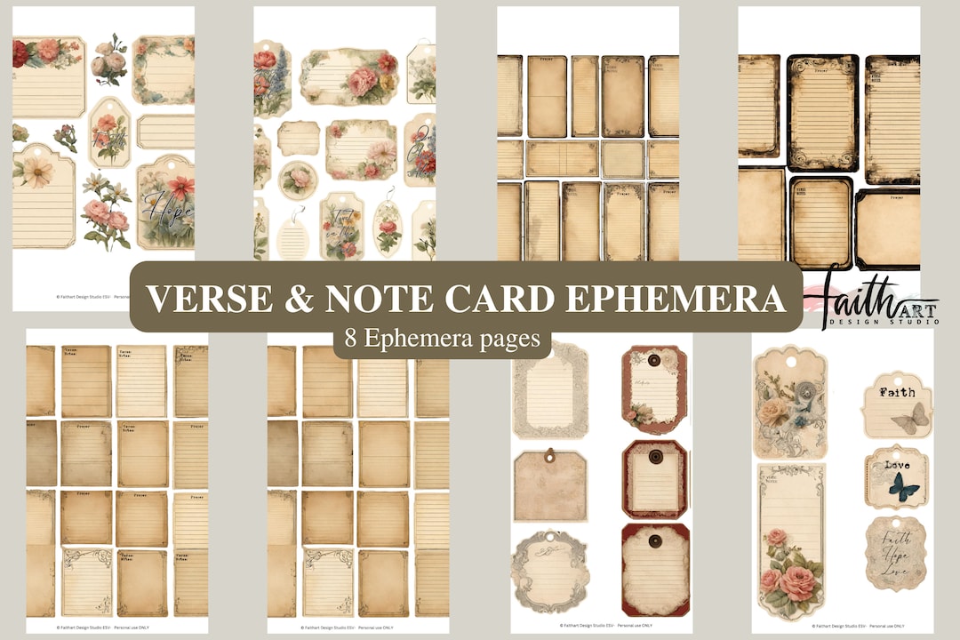 Christian Ephemera 1 Kit - Etsy