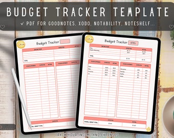 Digital Budget Planner Goodnotes Template, Digital Financial Planner ...