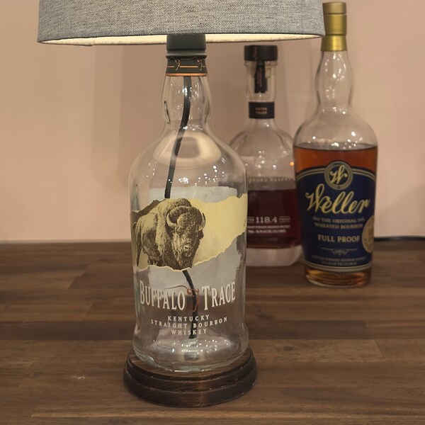 Buffalo Trace Bourbon Lamp - Etsy