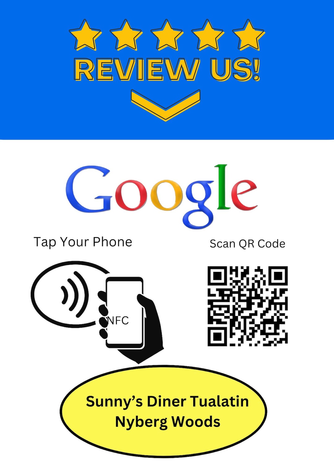 Google Review NFC Stand - Boost Your Business Reviews With One Tap or ...