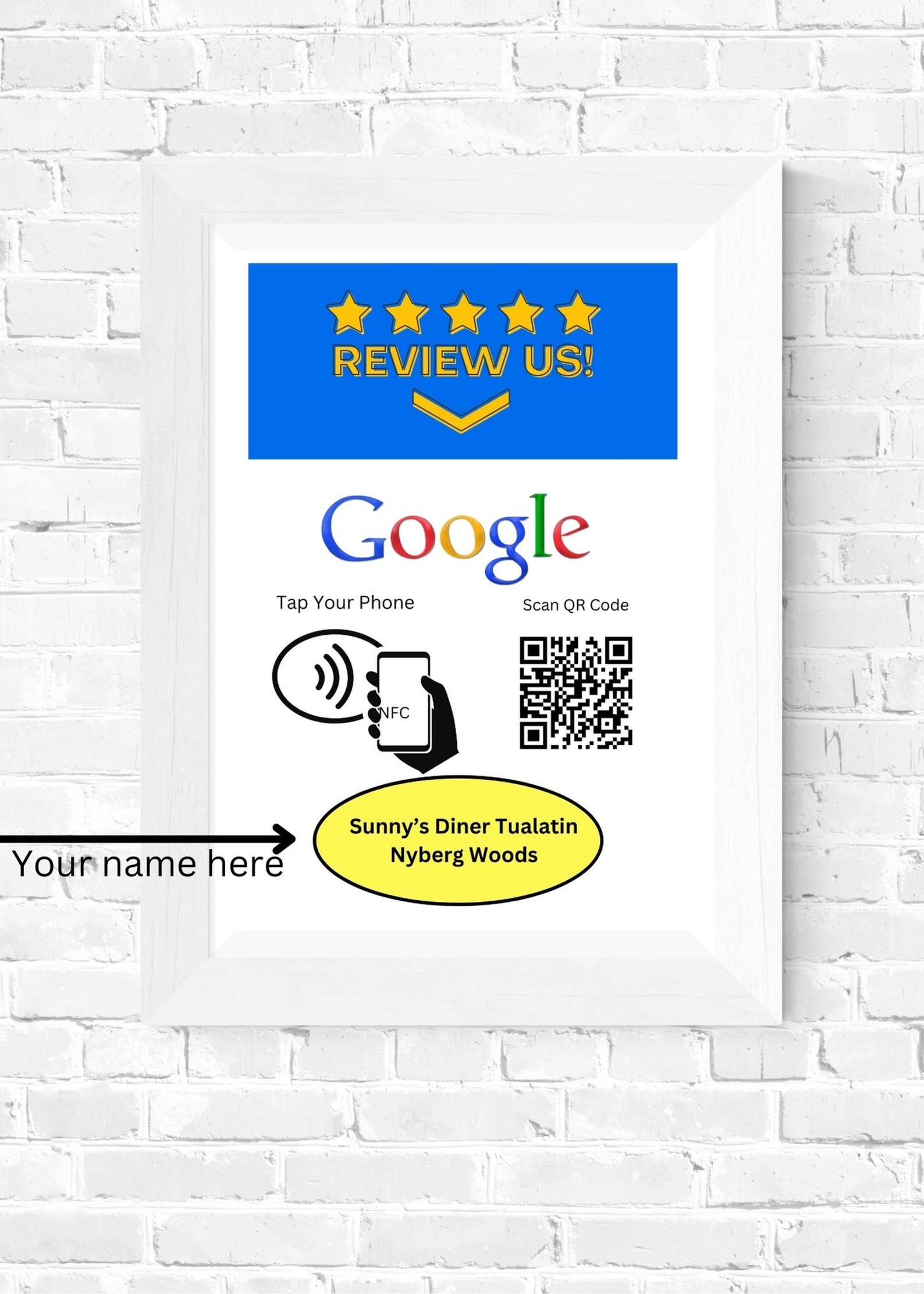 Google Review NFC Stand - Boost Your Business Reviews With One Tap or ...