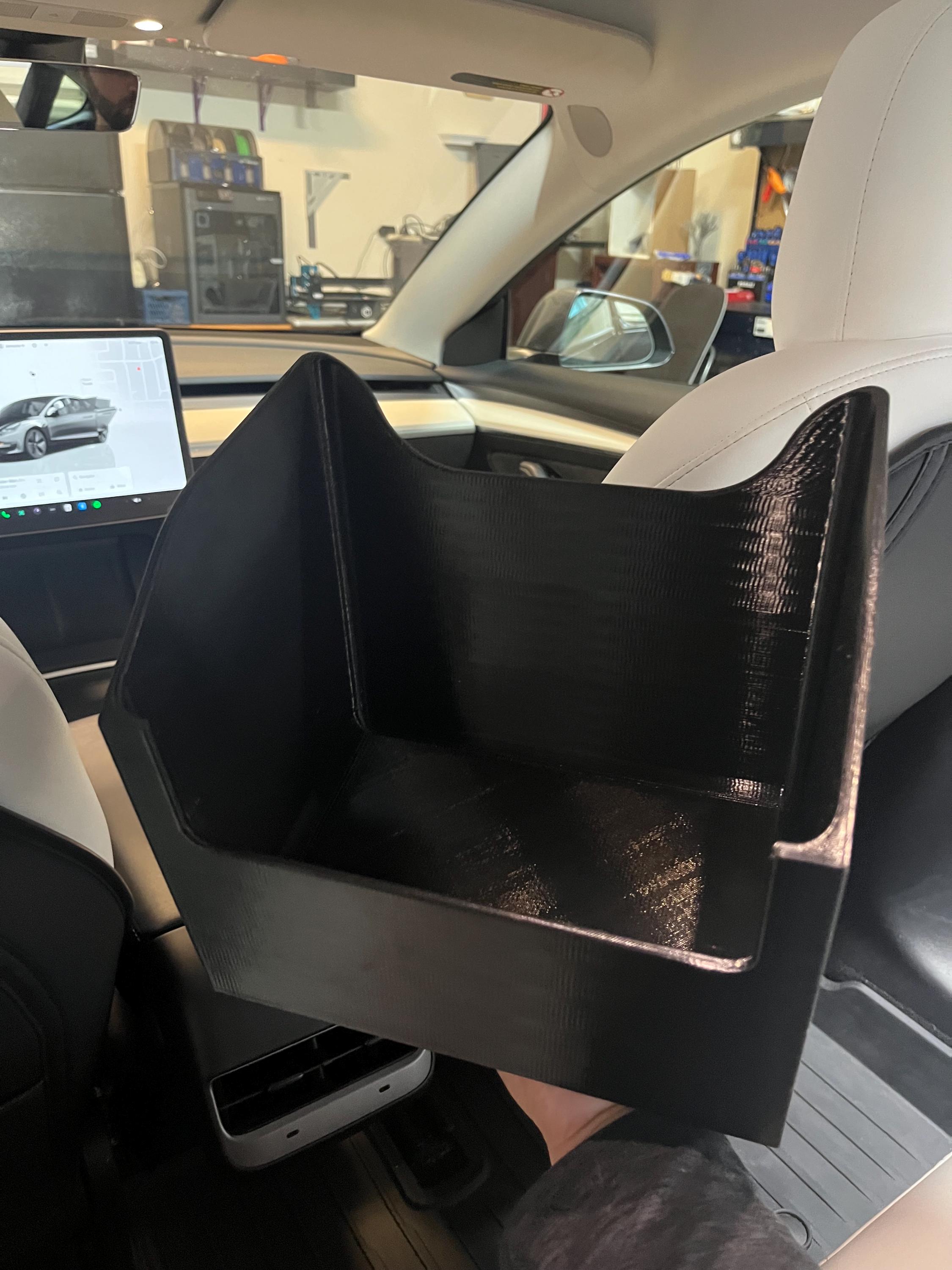 Tesla Model 3 Rear Console Trash Bin | 3D Printed PETG Snug-fit ...