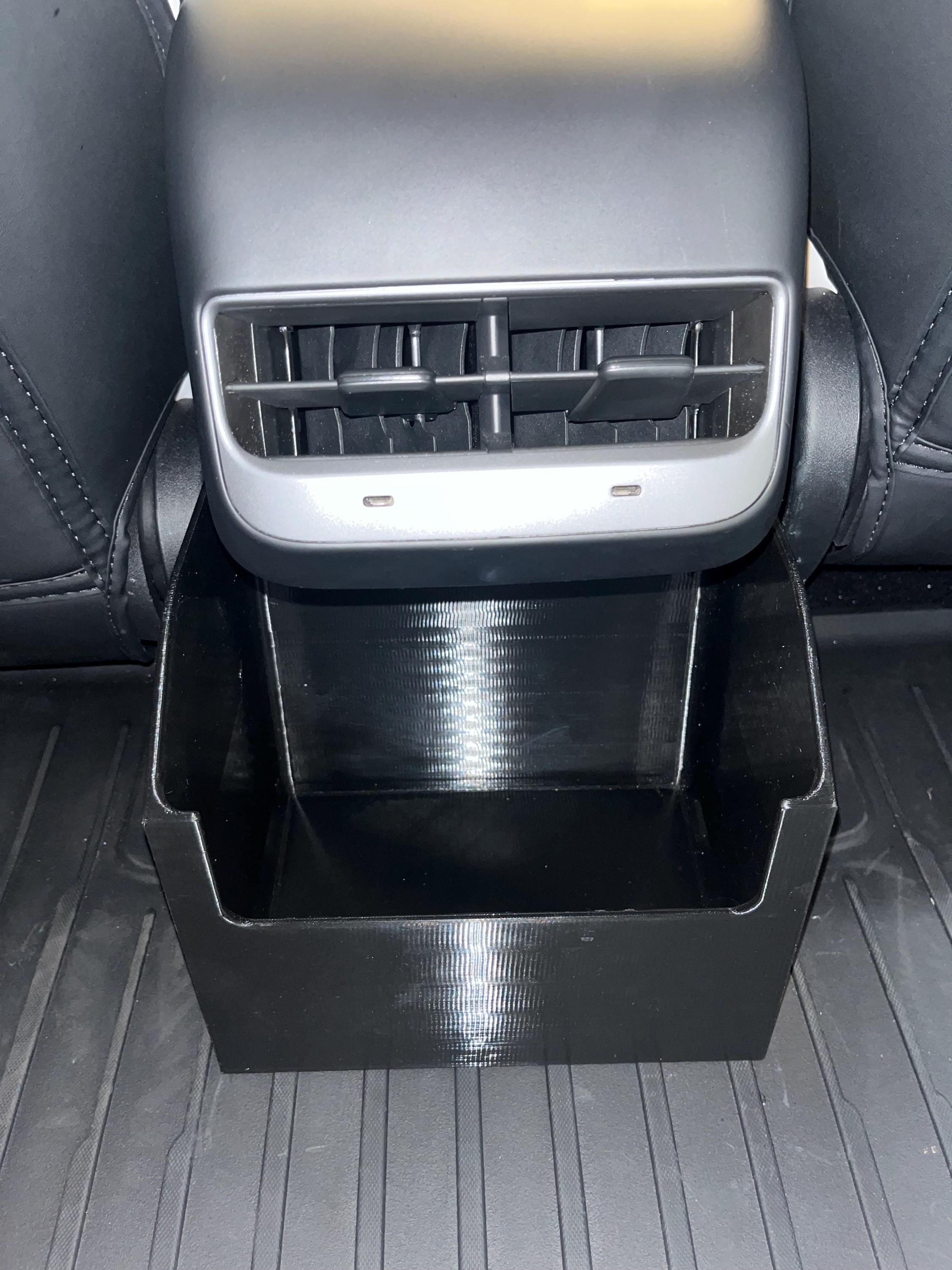 Tesla Model 3 Rear Console Trash Bin | 3D Printed PETG Snug-fit ...
