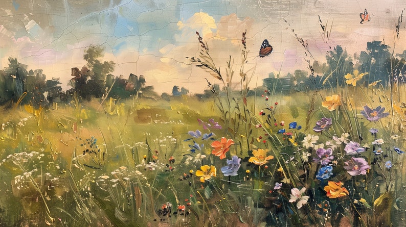 Spring Scenery | Landscape | Vintage | Digital Download | Wall Art ...