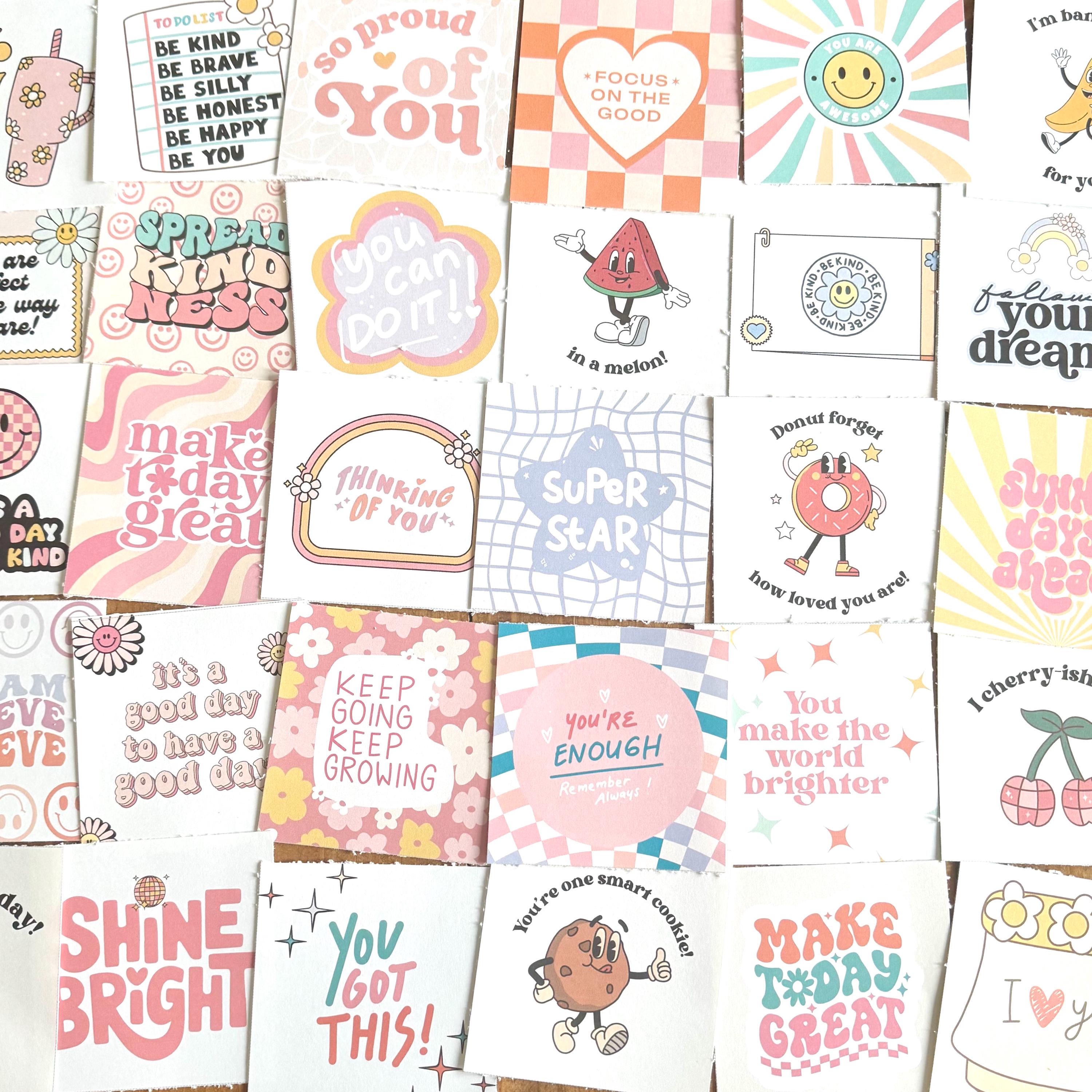 Printable Lunchbox Notes for Kids - Cute Encouraging and Punny Lunch ...