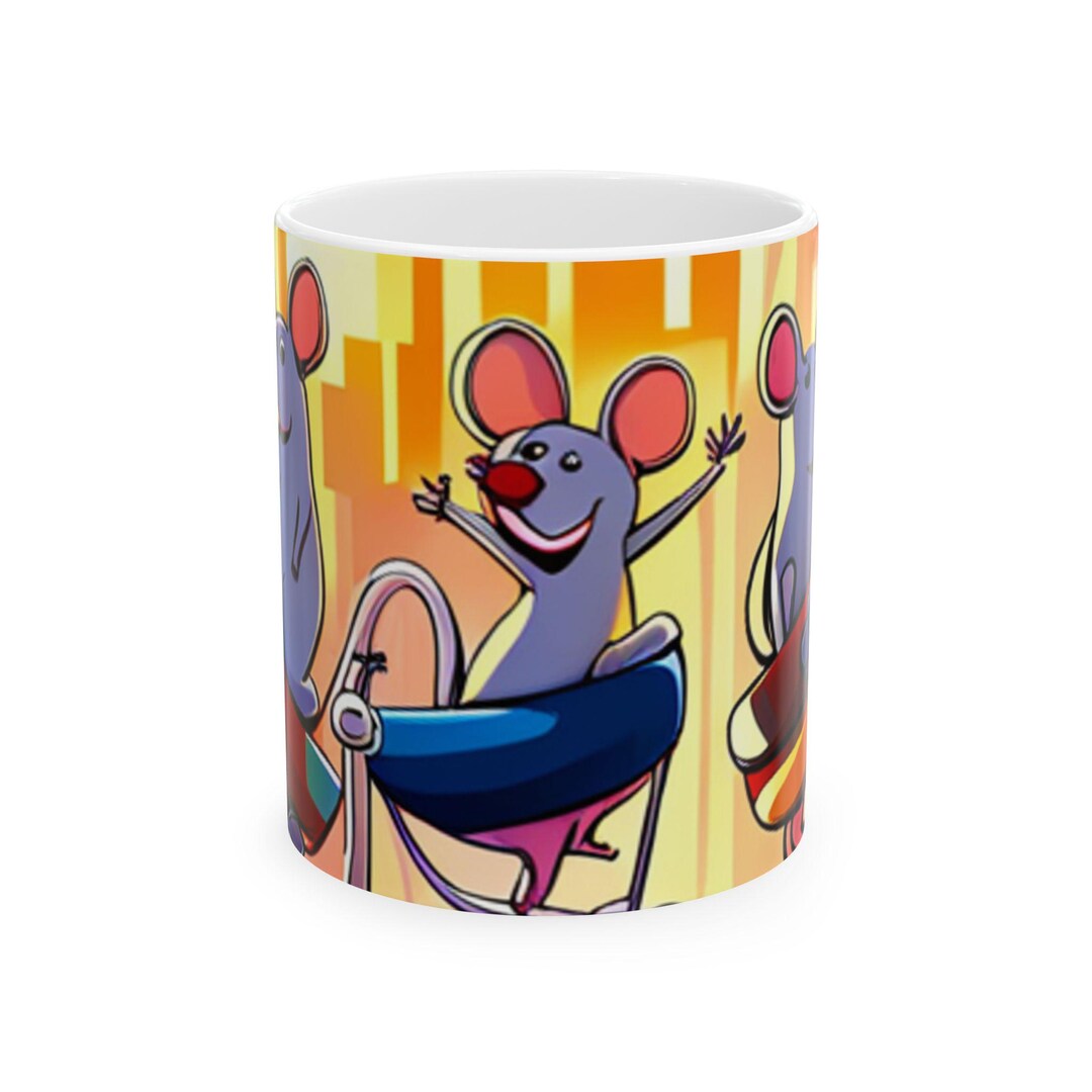 LABMOUSE Funny Mouse Coffee Mug, Mouse Coffee Mug, Handmade Ceramic ...