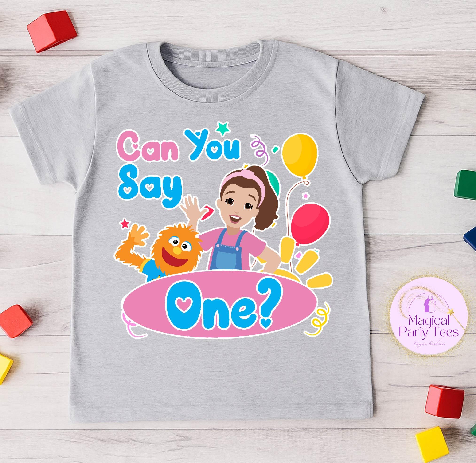 Can You Say One Shirt,custom Ms Rachel Birthday Girl Shirt,personalized ...