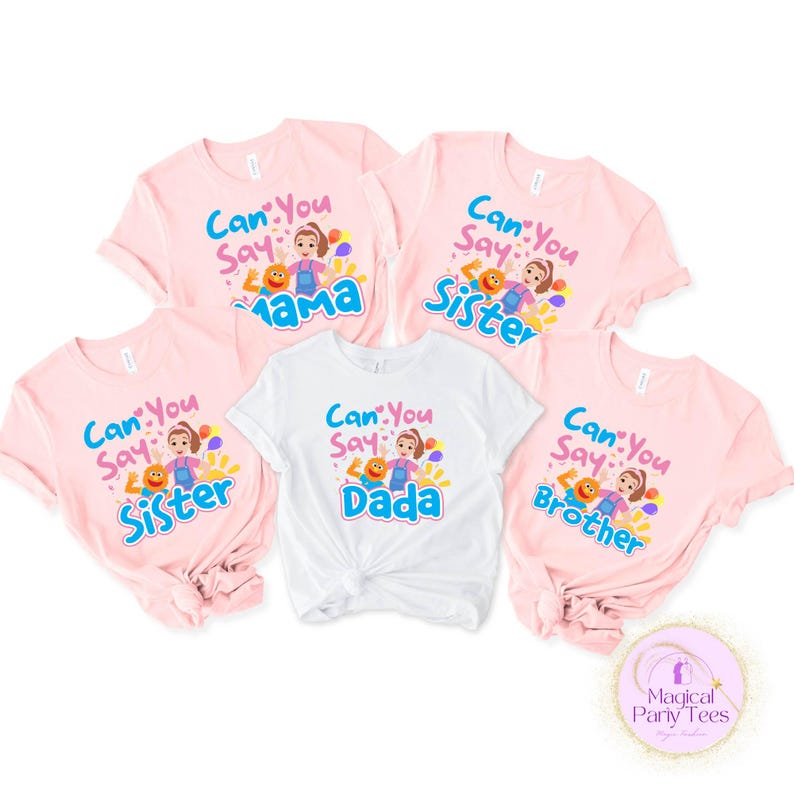 Can You Say One Shirt,custom Ms Rachel Birthday Girl Tee,personalized ...