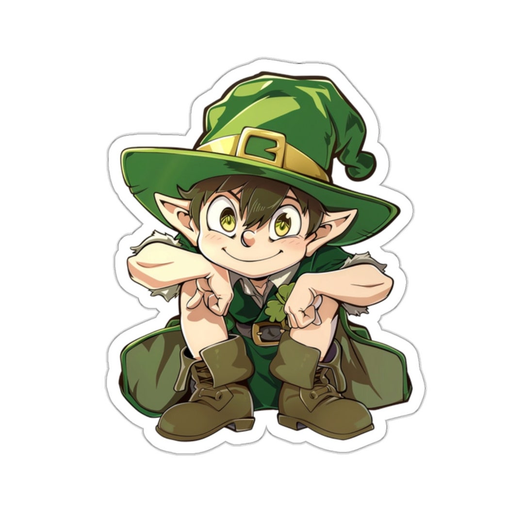Leprechaun Sticker 1 Decals Perfect for Deck Boxes, Tumblers, Laptops ...