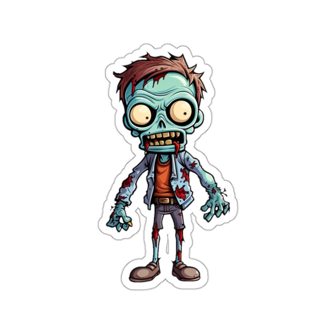 Zombie 3 Decals Perfect for Deck Boxes, Tumblers, Laptops, Journals ...