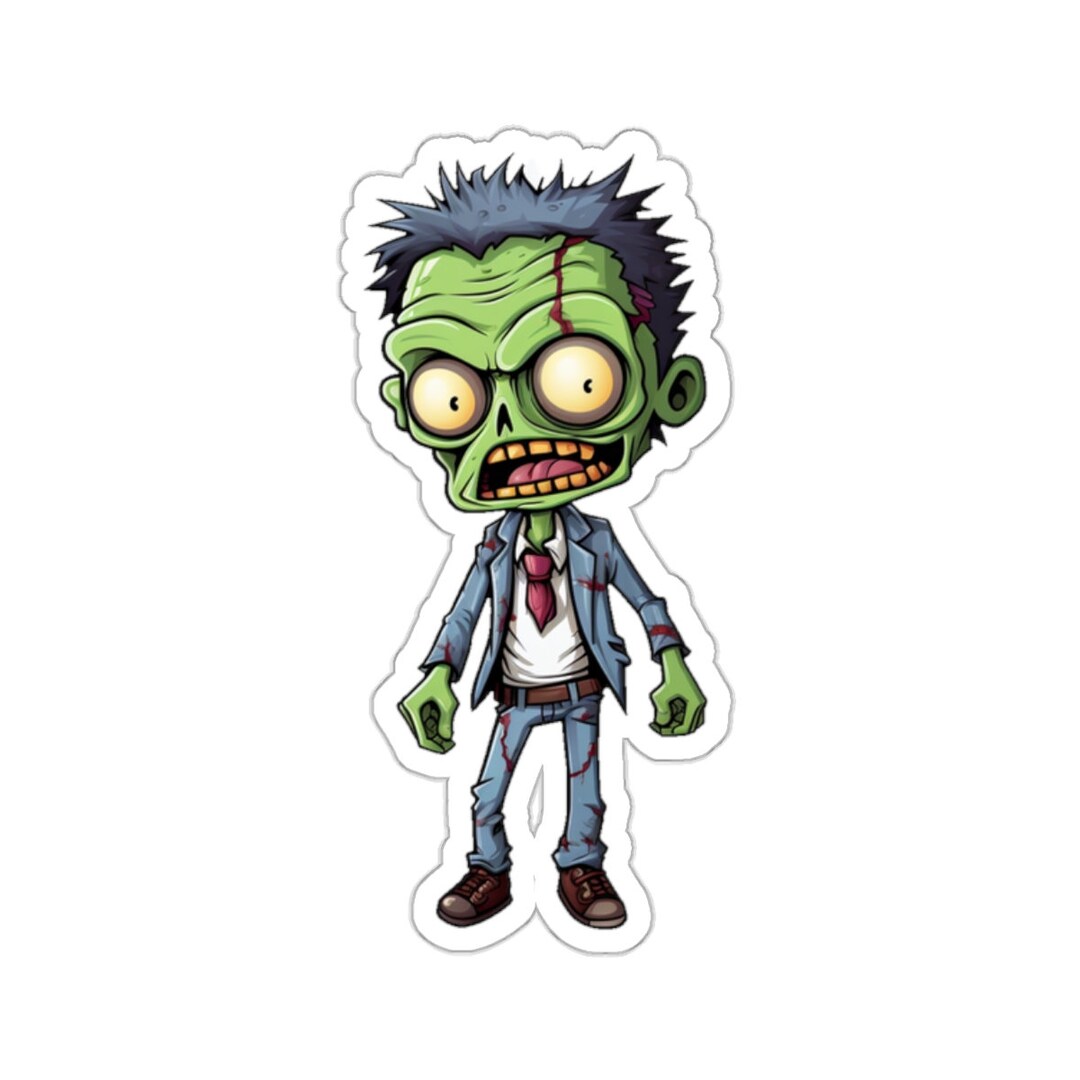 Zombie Sticker | Zombie Decal | Zombie Frog Decal | Zombie Stickers for ...